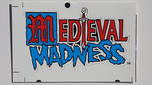Medieval Madness Logo Pinup System Wheel "Medieval Madness" Wheel